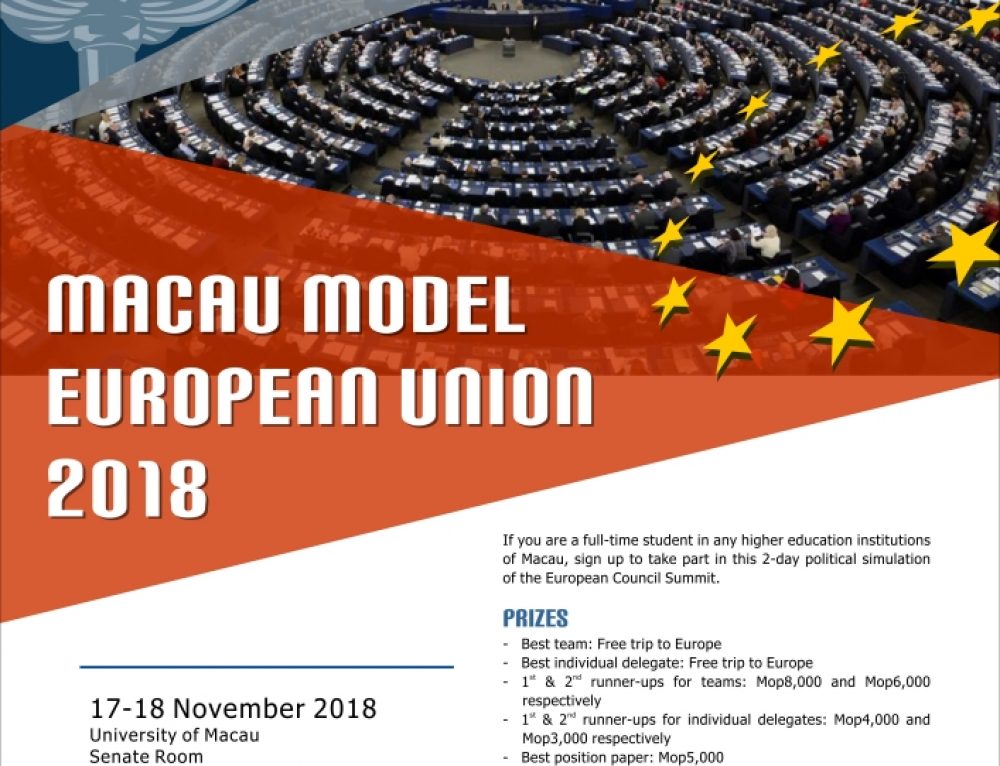 The Model European Parliament 2018 – European Union Academic Programme